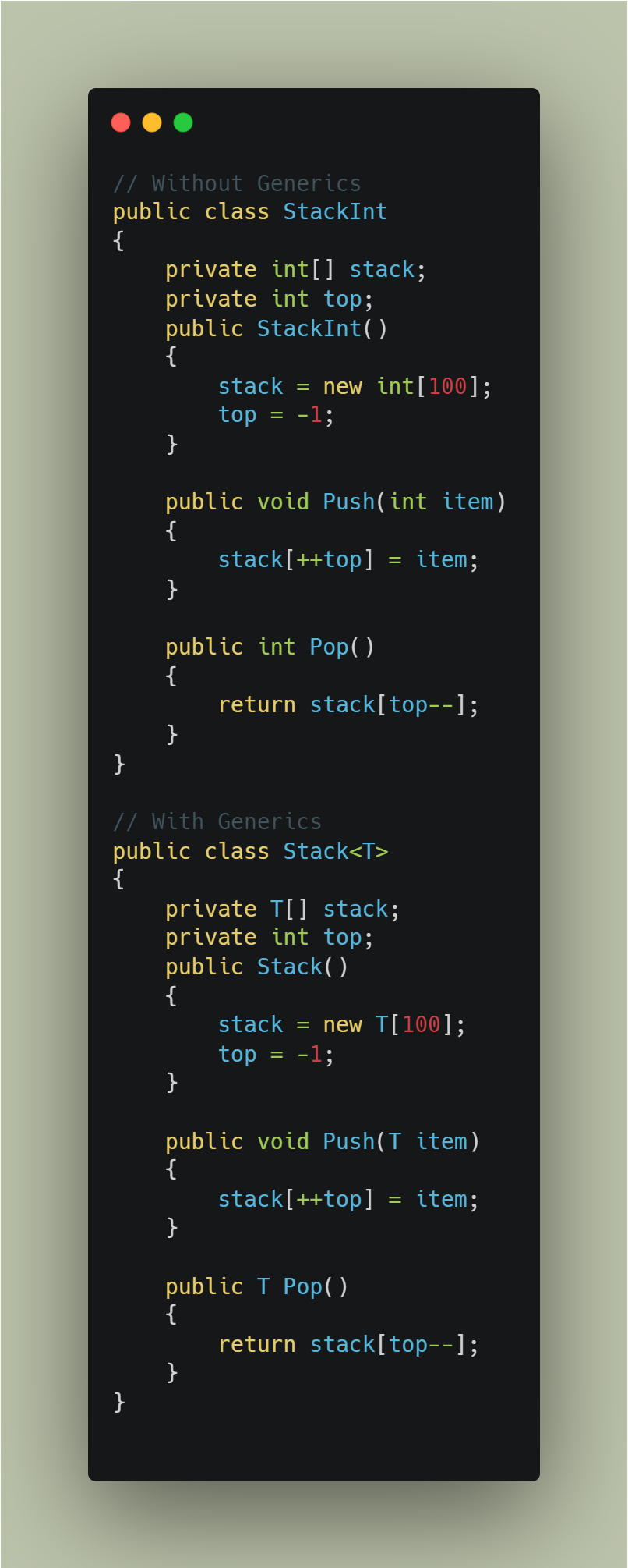 Generics in C Sharp - Mobile App Circular