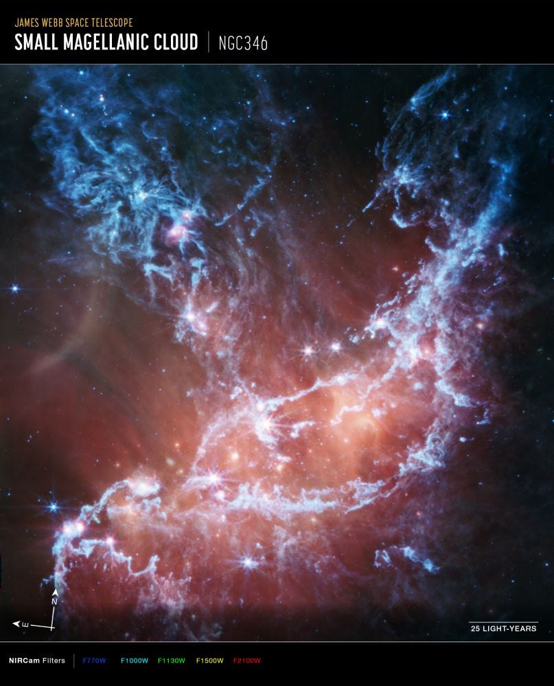 Ethereal Imagery of NGC 346 Captured by the Webb | by Sky Headlines ...