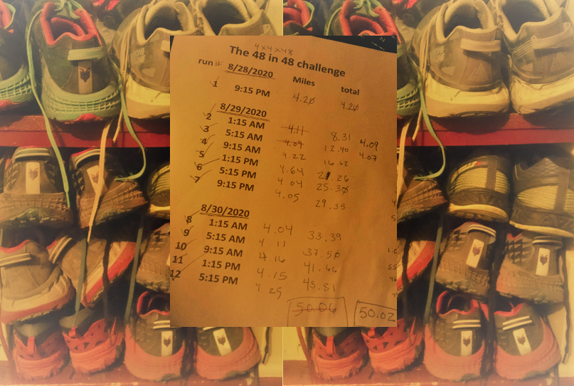 4 Miles every 4 Hours for 48 Hours | by Catherine Lunt | Medium