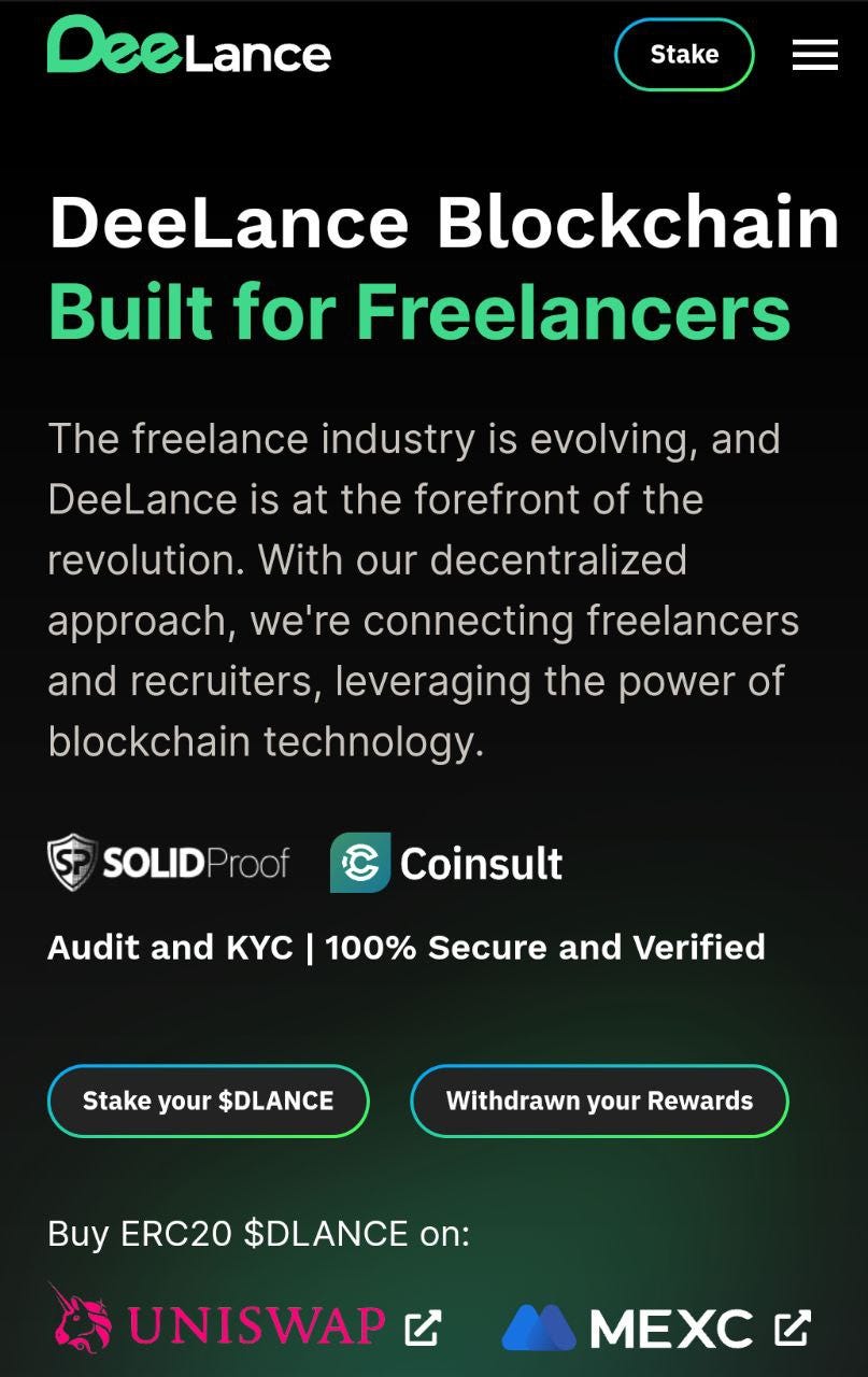 DeeLance: Pioneering the Next Wave of Web3 Freelancing | by Jean ...