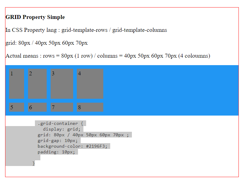 How to use Grid CSS property. Grid Layout : The CSS Grid Layout… | by ...