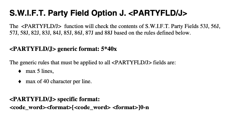 SWIFT MT formats that hard to find a syntax specification for | by ...