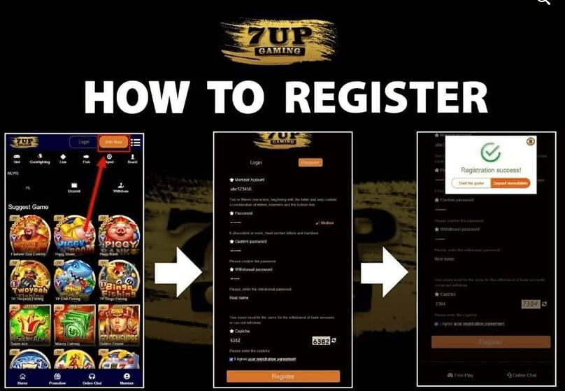 7up Gaming Register: How to Register to 7up Gaming to Claim 100% Bonus! | by Onlinegamesqueen ...