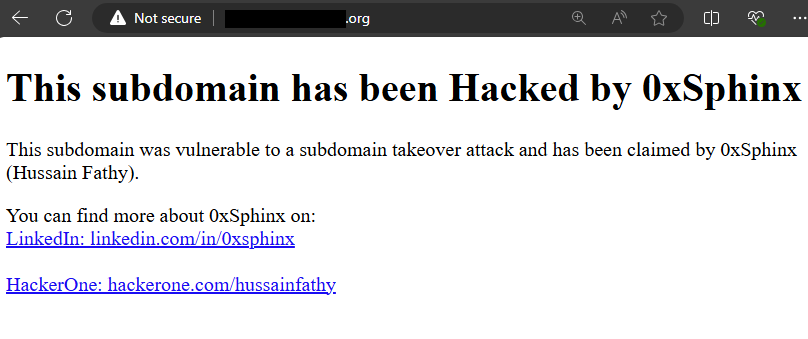 How I Took Over Two Subdomains: A Step-by-Step Guide | by 0xSphinx | Medium