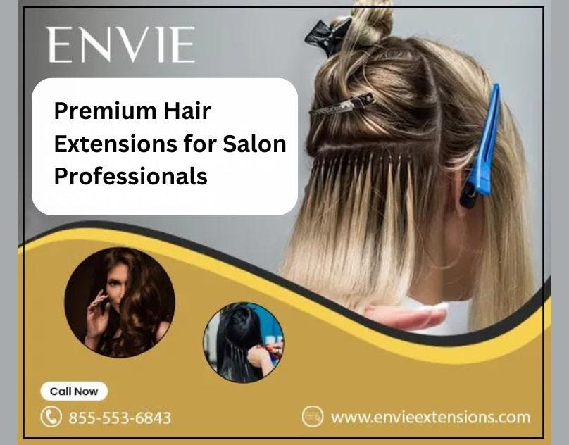 Premium Hair Extensions for Salon Professionals - ENVIE Extensions - Medium