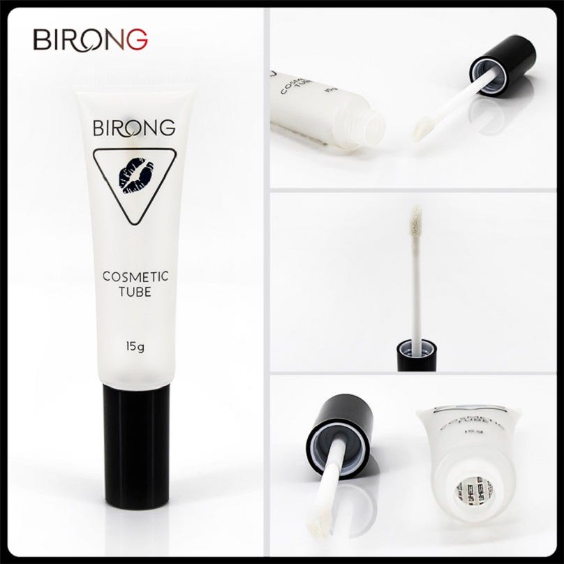 BiRong squeeze lip gloss lipstick tubes with logo - Kane Lee - Medium