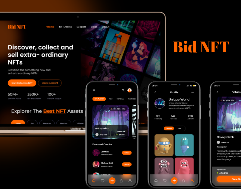 Bid NFT | NFT Marketplace | NFT Case Study | CodeStore Technologies ...
