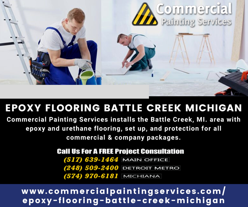 Epoxy Flooring Battle Creek Michigan - USA Painting Gallery - Medium