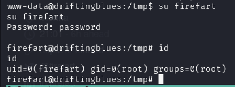 Driftingblues6 Ctf Walkthrough Phase 1 Recon By Substing Medium