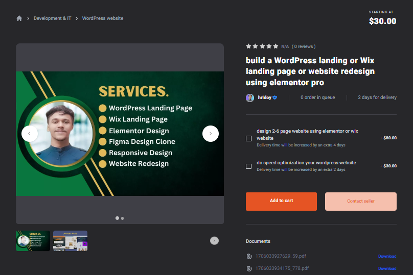 Transform Your Online Presence: Expert Landing Page Design Gig on Xp ...