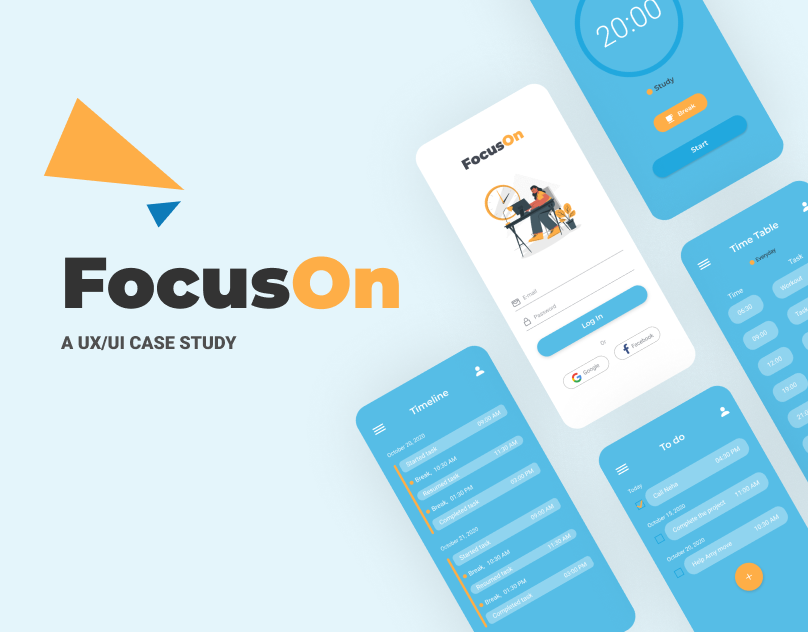 FocusOn: A UX case study. A UX/UI Case Study | by Nayanica Saha | UX Planet