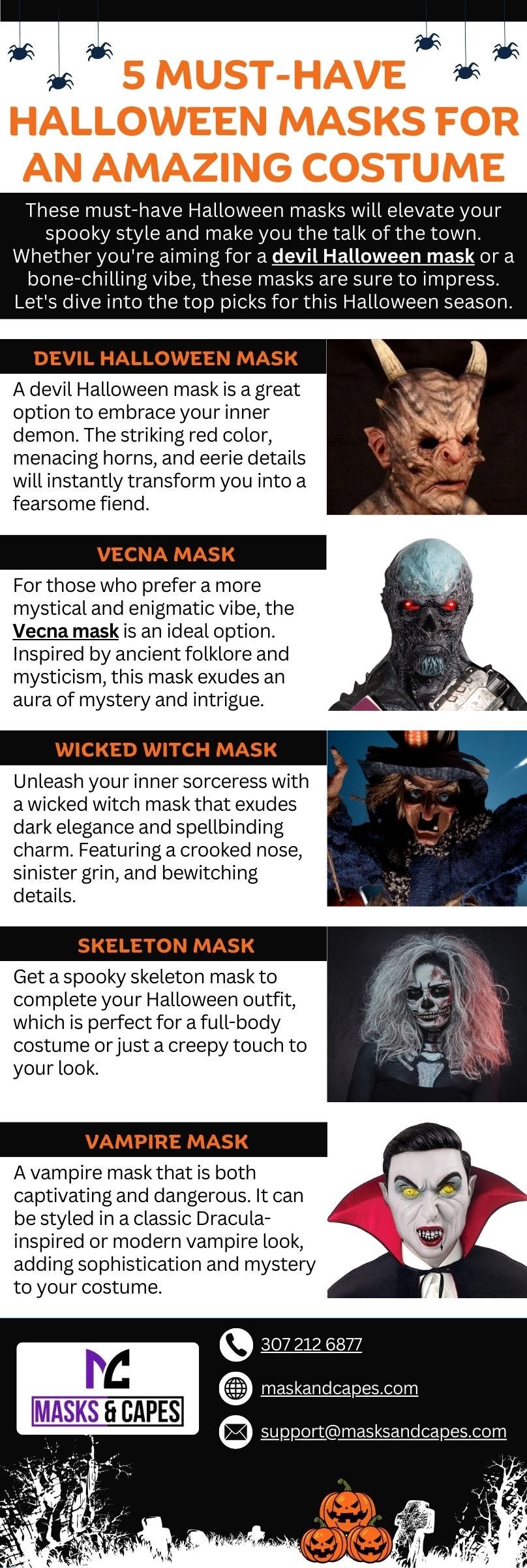 5 Must-Have Halloween Masks for an Amazing Costume - Masks and Capes ...