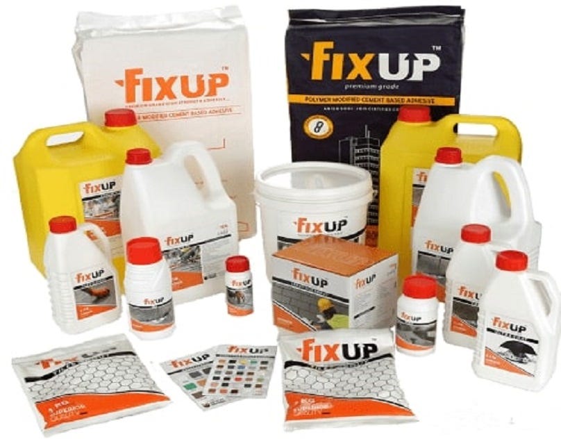 Construction Chemical Company — Fixup Putty, Concrete Fix,… — Fixup ...