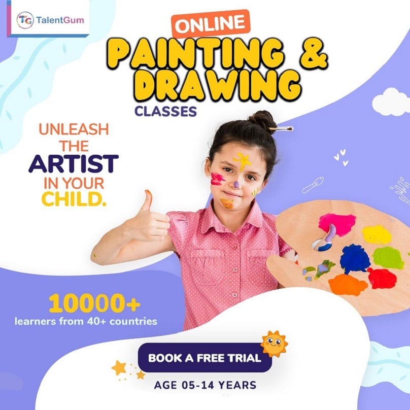 Online Class For Art. We stretch out our hands to take you… | by Talent ...
