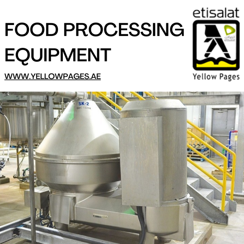 List of Food Processing Equipment in UAE - Asha Shah - Medium