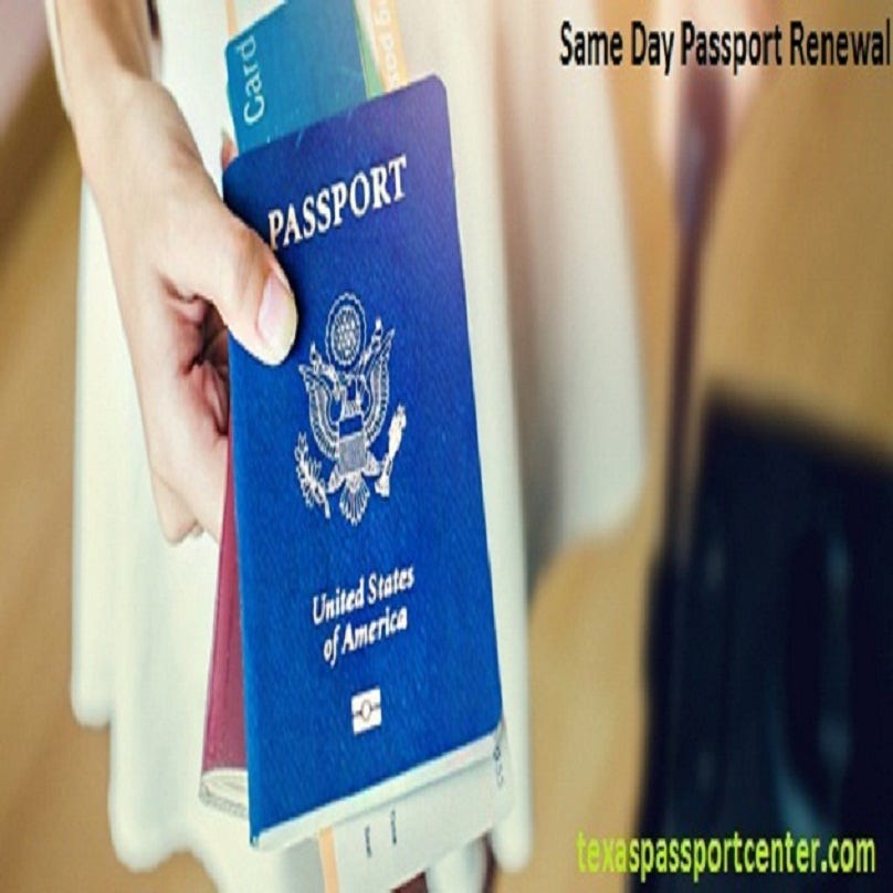Same Day Lost Passport Replacement — Texas Passport Center | by Craig ...