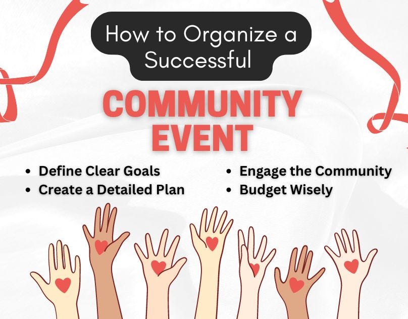 How to Organize a Successful Community Event | by Dr. Heather Bergdahl ...