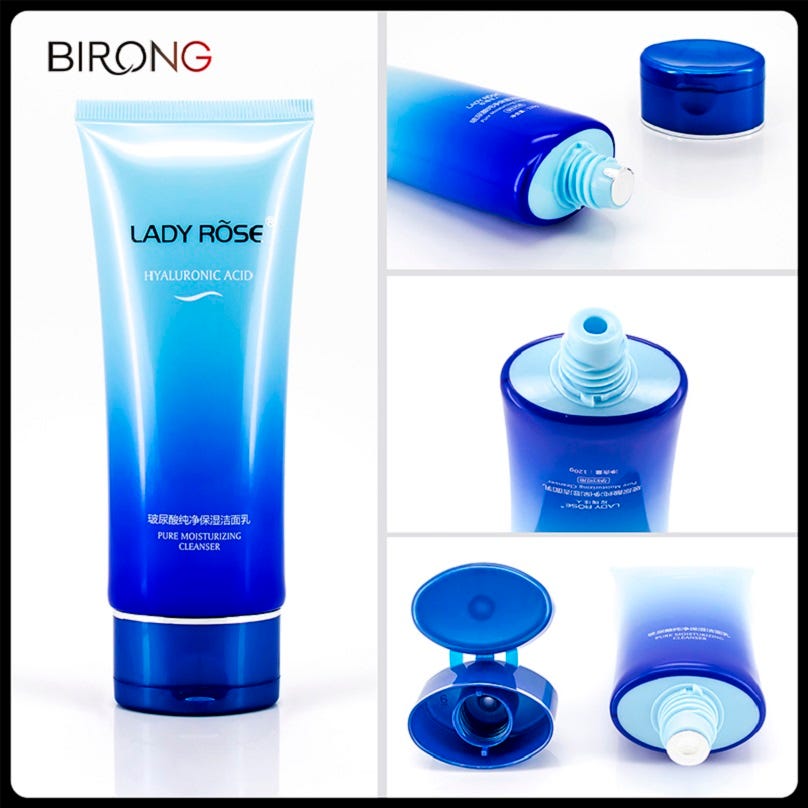 50ml -200ml Custom Color Cosmetic Squeeze Container Body Lotion/ Hand ...