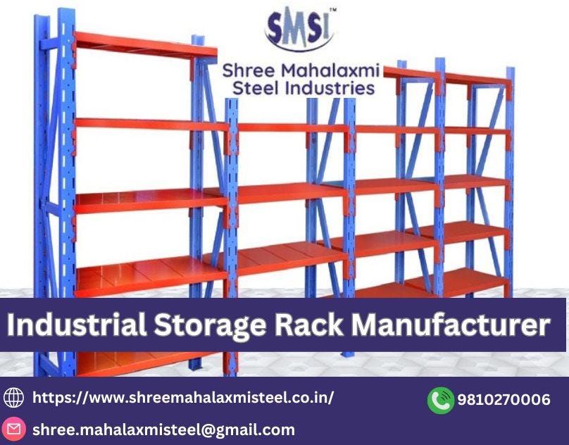Industrial Storage Rack Manufacturer - Shreemahalaxmisteel - Medium