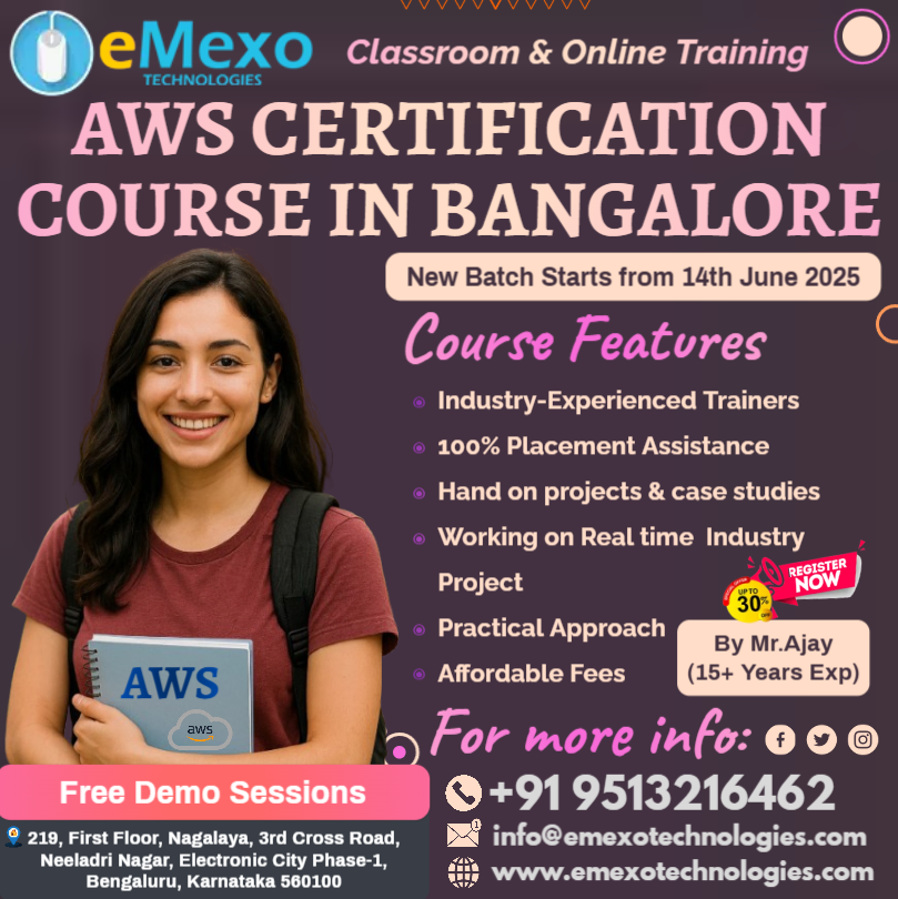 AWS Certification Course Training In Bangalore at eMexo Technologies | by eMexo Technologies ...