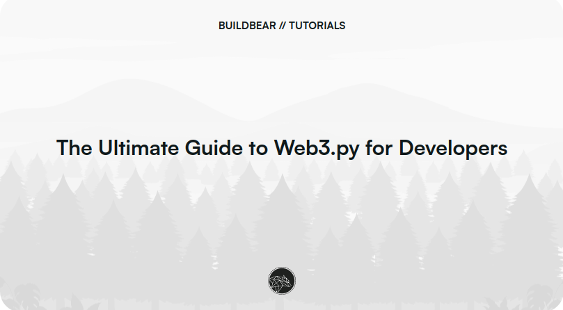 The Ultimate Guide to Web3.py for Developers | by BuildBear Team | BuildBear Labs | Medium