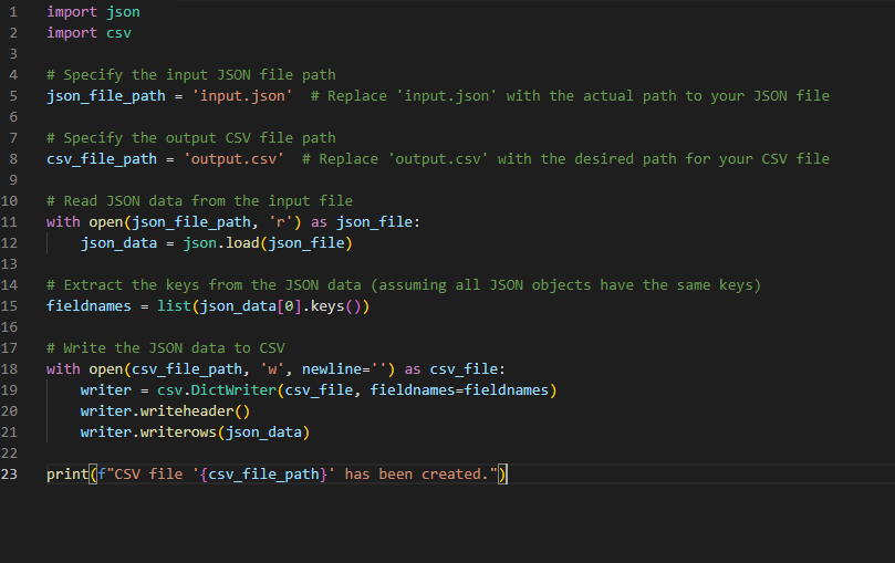 How to Convert JSON to CSV in Python - The Webcorners - Medium