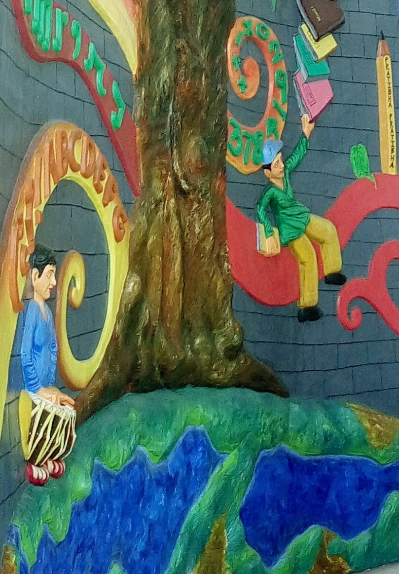 Mural on cylindrical wall. It is a pride movement for pcmc… | by Sneha ...