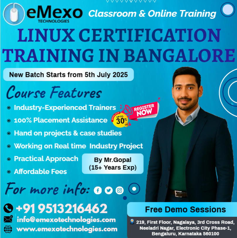 Linux Certification Course Training in Electronic City, Bangalore | by eMexo Technologies | Jun ...