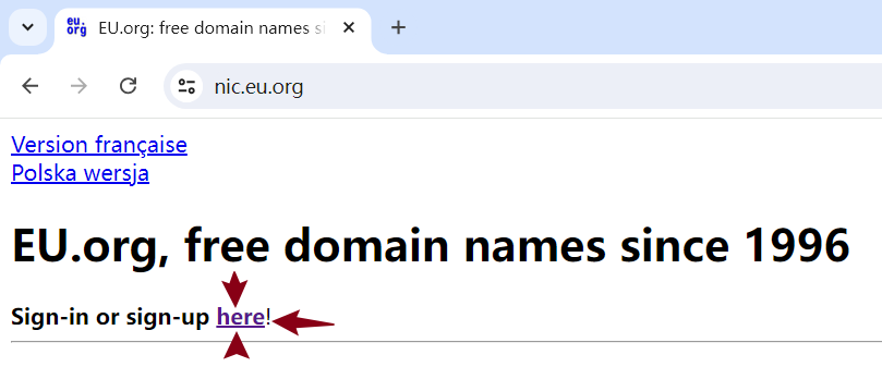 How to get a eu.org domain 2024 - 花塢 - Medium