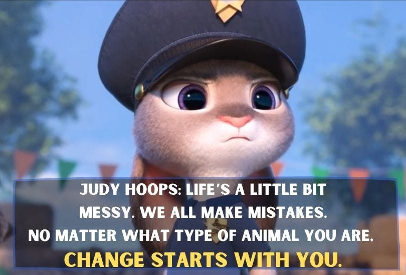 The 15 Best Inspirational and Motivational Zootopia Quotes | by Saeed ...