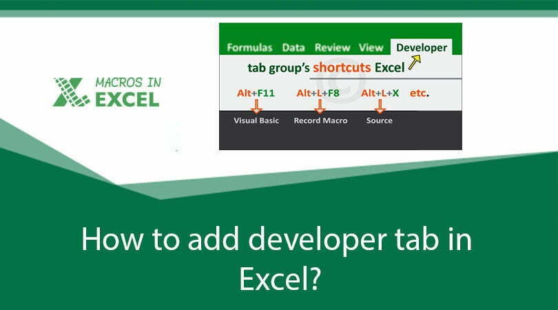 How to add developer tab in Excel? | by Jerbi Khalil | Medium
