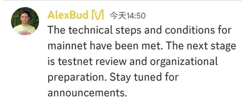 Aleo official: The main network technical steps and conditions have been met, and GPU still ...