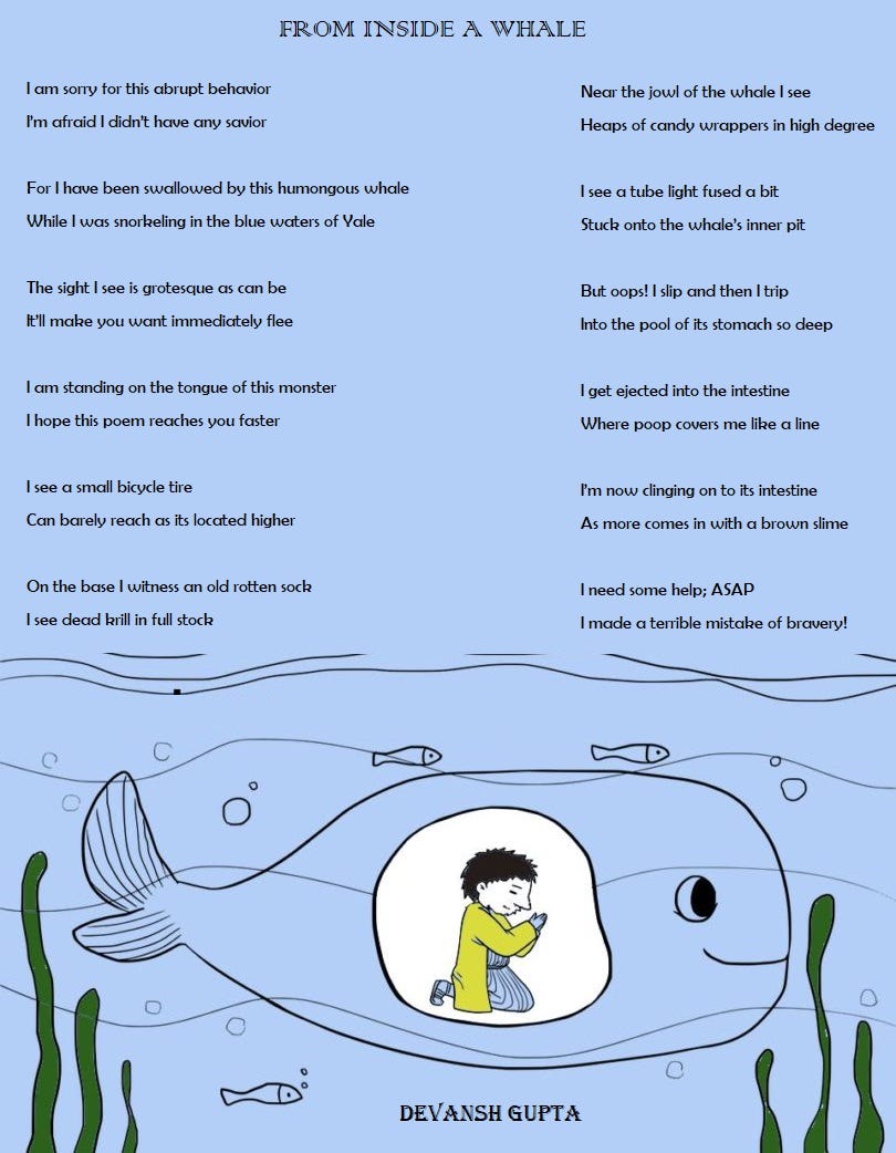 FROM INSIDE A WHALE. FROM INSIDE A WHALE | by Devansh Gupta | Medium