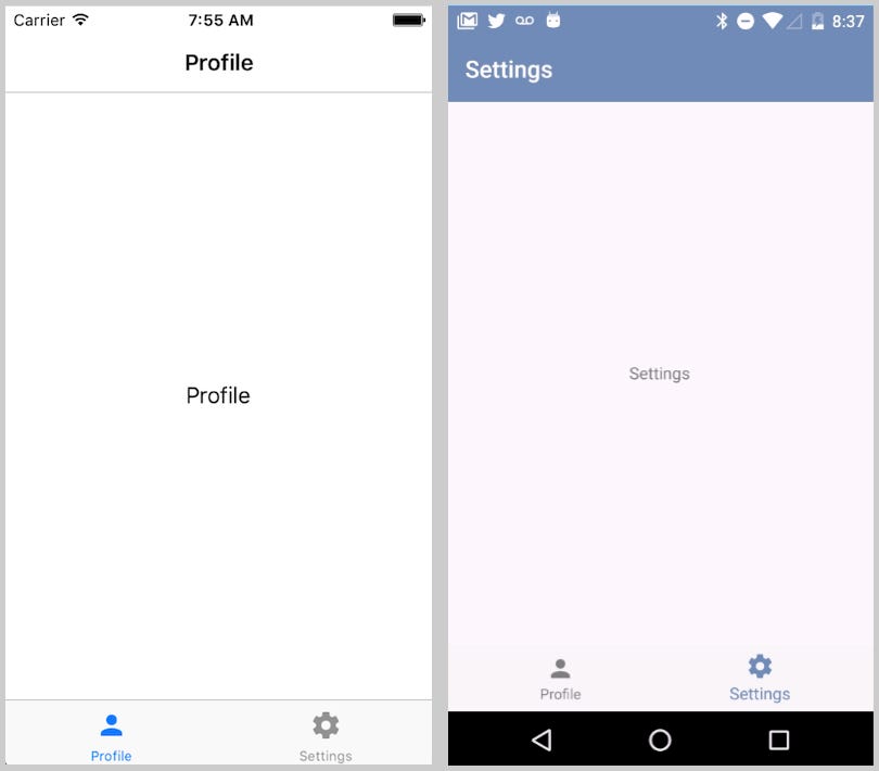 30 days with Xamarin Forms. Day 1: Tabbed Pages | by Kevin Le | Medium