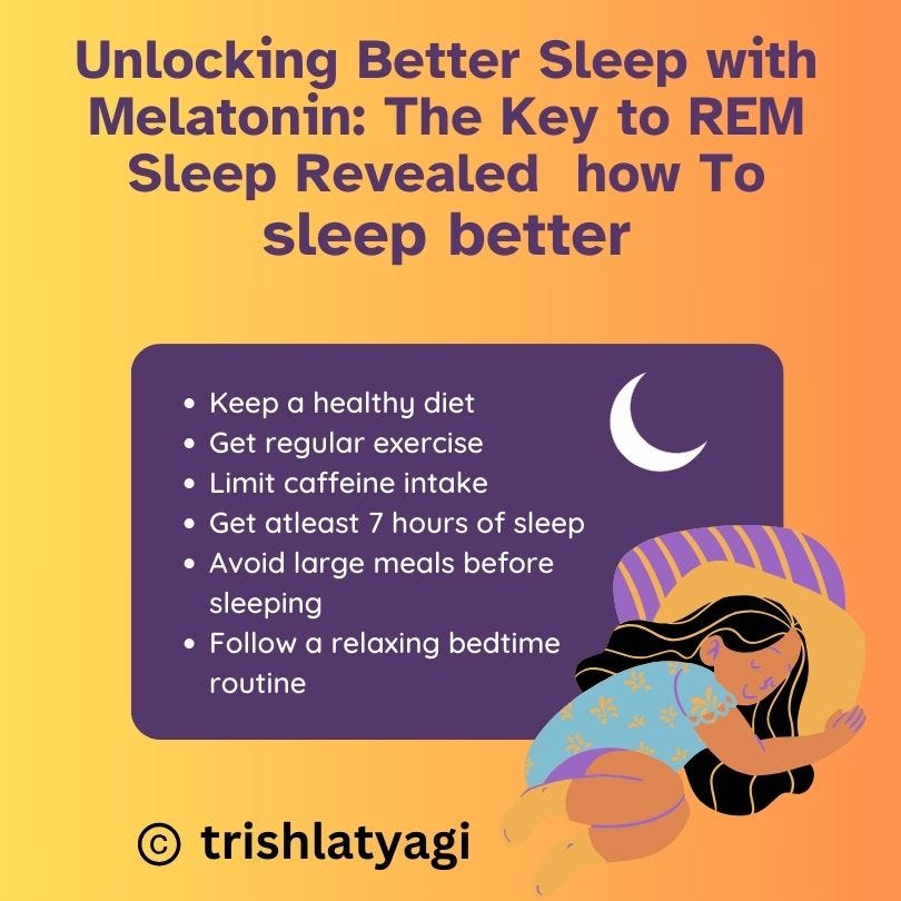 Unlocking Better Sleep with Melatonin: The Key to REM Sleep Revealed ...