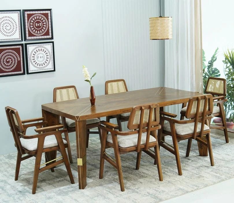 Find your perfect 6 seater dining table at Wooden Street | by ...