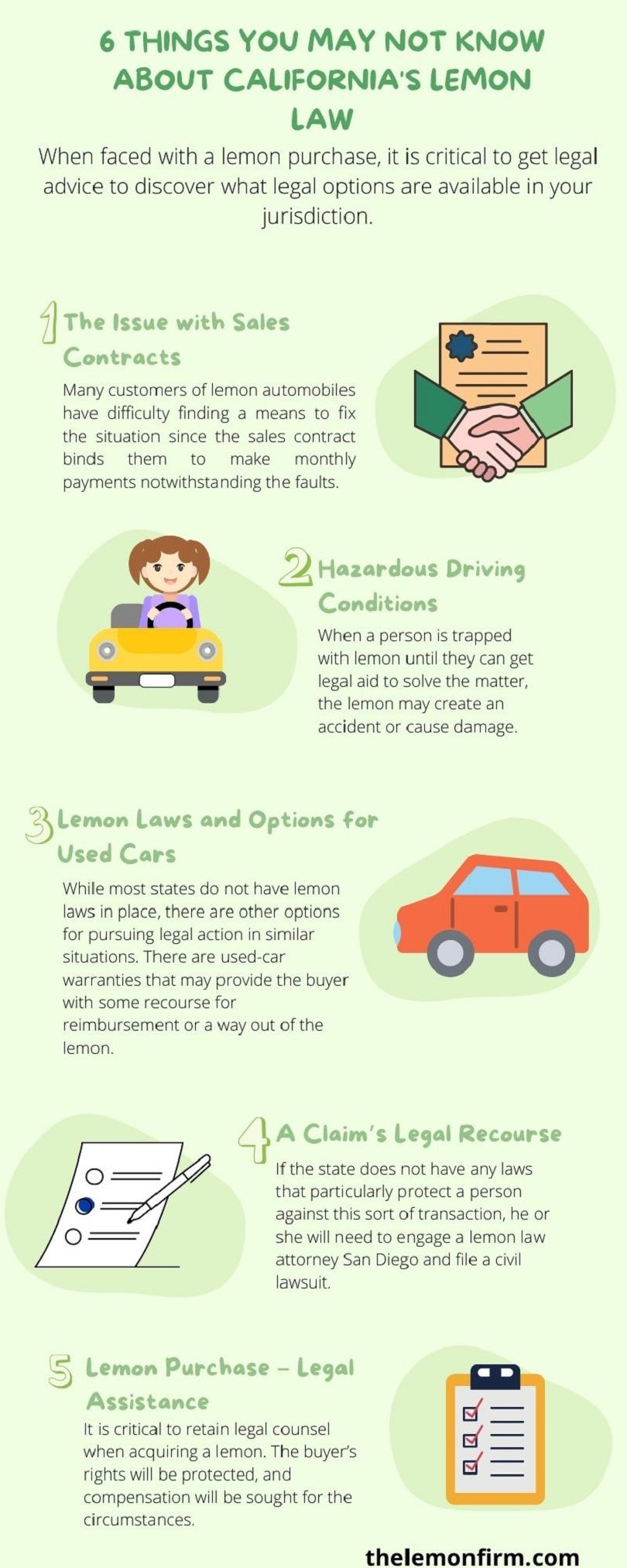 6 Things You May Not Know About California’s Lemon Law - California ...