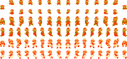 Mario Walking Sprites