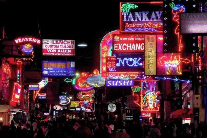 Walking Street, Pattaya. Tourist known for its nightlife in… | by ...