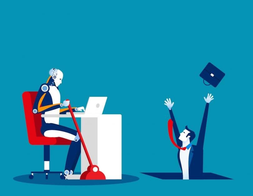 Is AI a Threat to Job Security?. AI has, on the one hand, been hailed ...