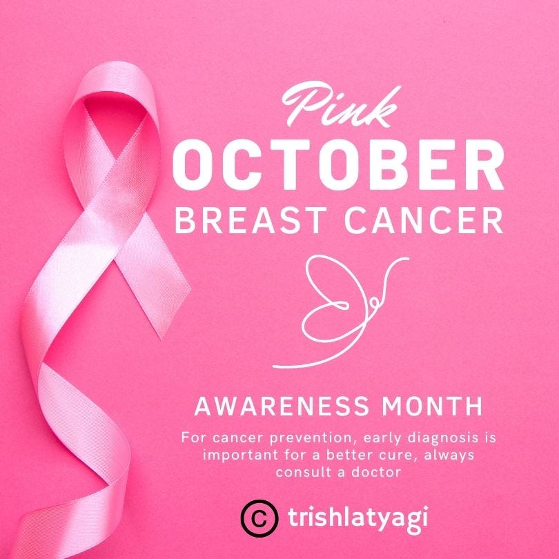Breast Health Routines in Pink October Save Women’s Lives | by trishla ...