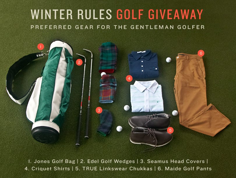 Winter Rules Golf Giveaway by Seamus, Maide, Criquet, Jones, Edel & True | by Matthew Hauth, PGA ...