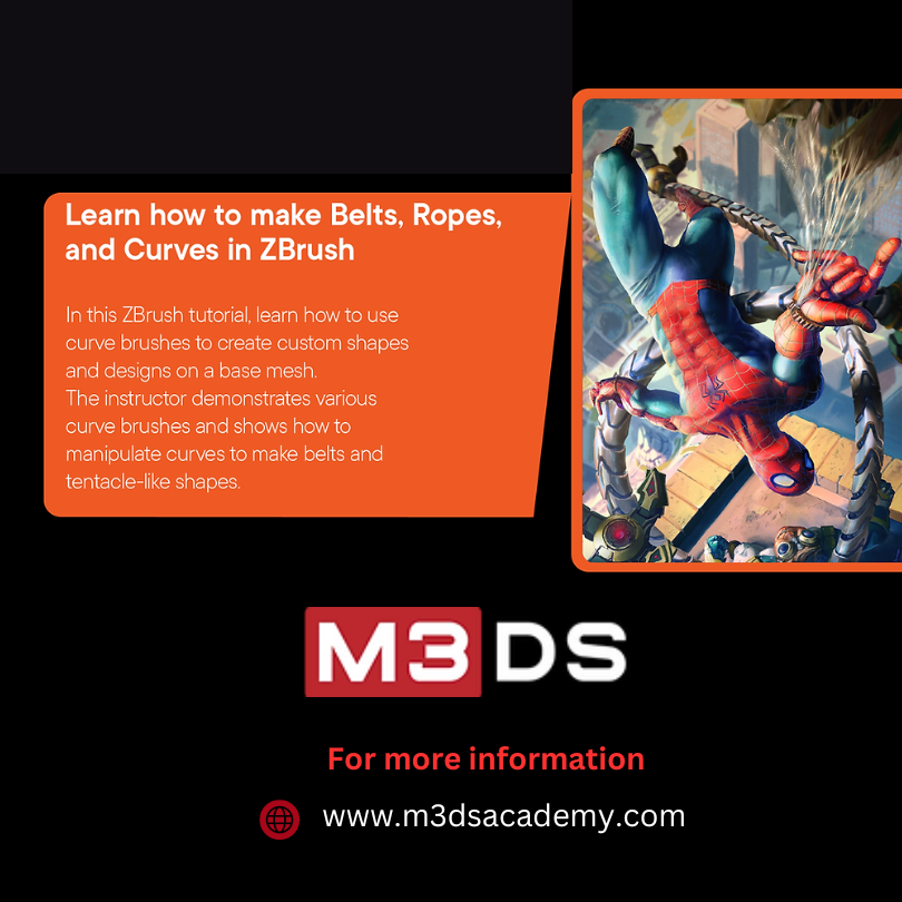 Master Creating Belts, Ropes, and Curves in ZBrush - M3DS Academy - Medium