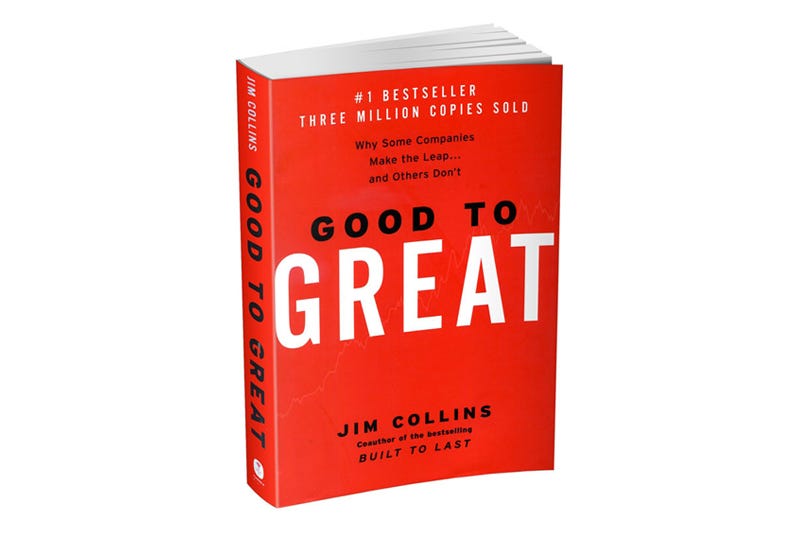 Good To Great By Jim Collins Book Review | by Books for Breakfast | Medium