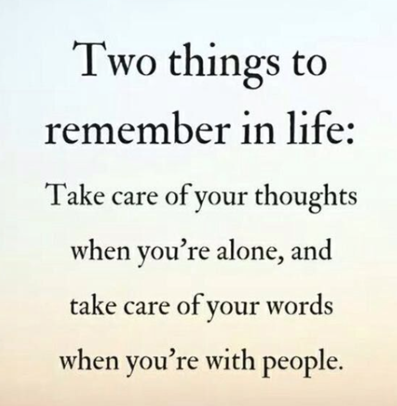 Two things to remember in life. You’re sipping on your favorite cuppa ...