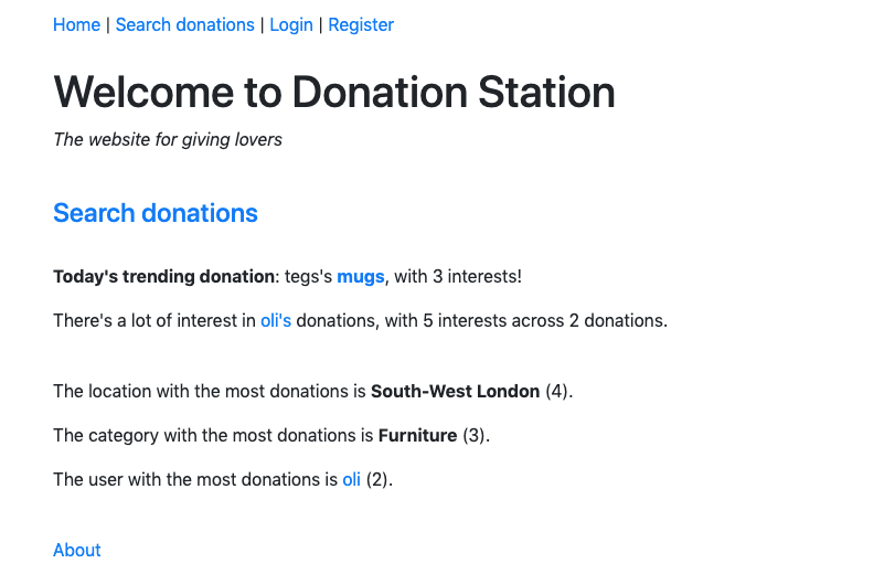 Introducing Donation Station. In week 6 of our Flatiron school… | by ...