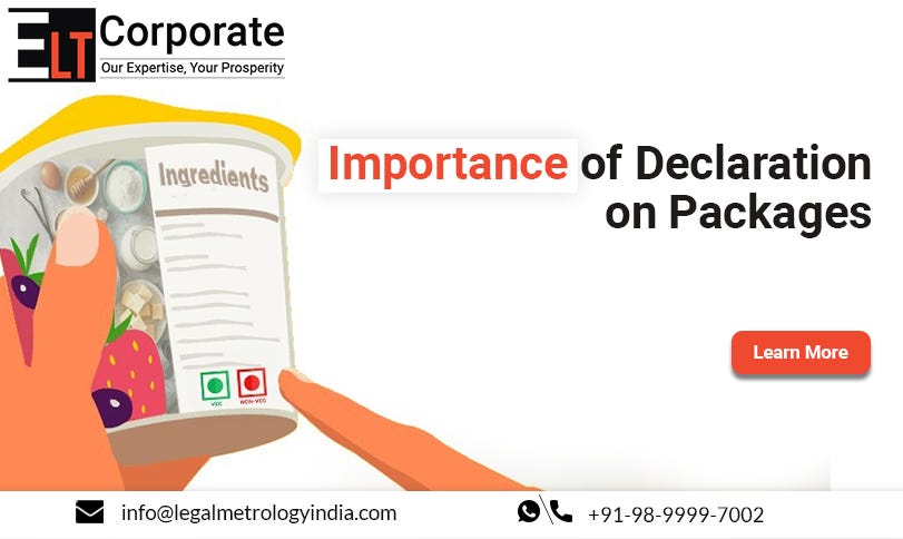 Importance of Declaration on Packages - ELT Corporate Pvt. Ltd - Medium