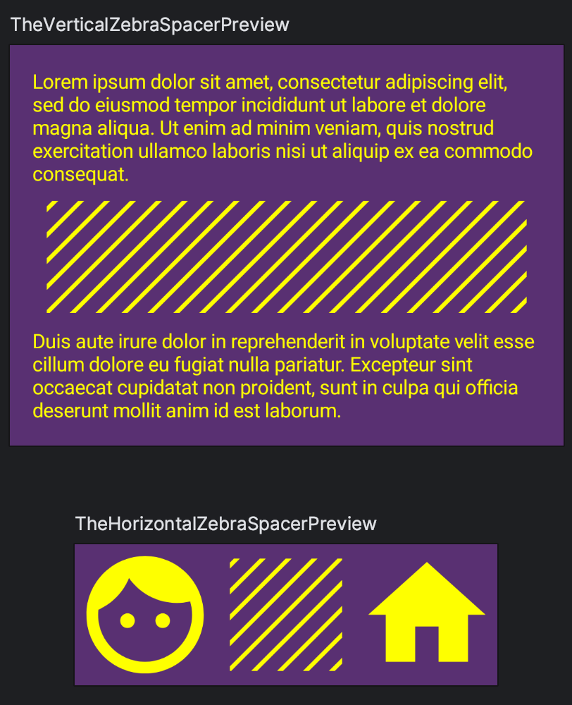 Drawing with Compose : The Zebra Spacer | by Hugo Djemaa | Medium