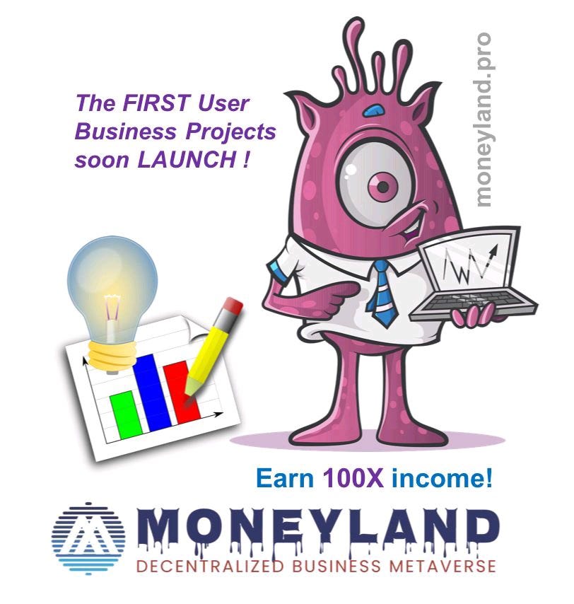 Introducing “MONEYLAND Metaverse” to all users, a 3D and then 4D ...