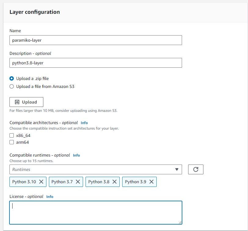 Building AWS Lambda Layer with Paramiko | by Arjunkumar Betageri | Medium